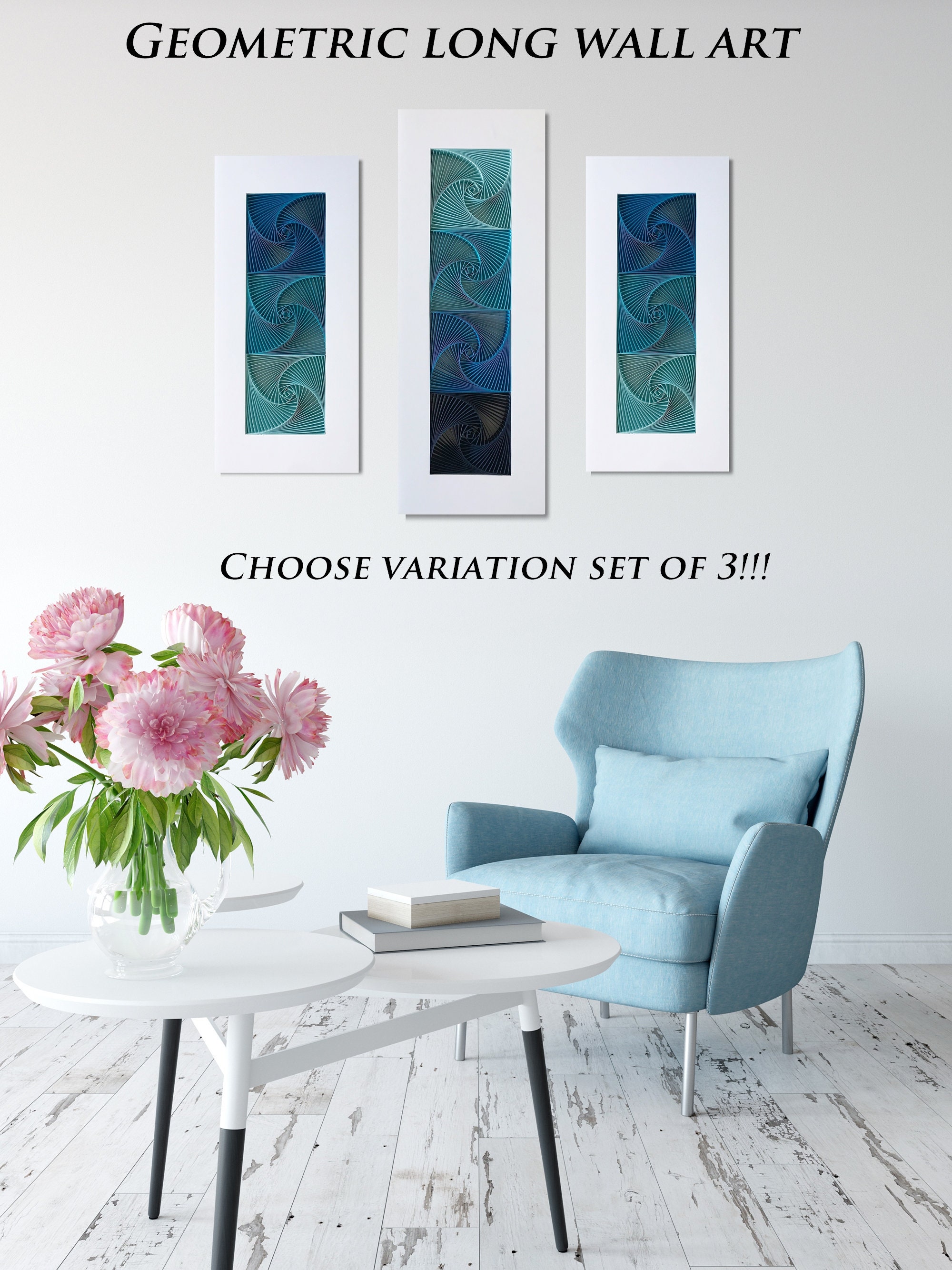 Sacred Geometry 3D Wall Art 3 Piece Wall Art Home Decor Set - Etsy