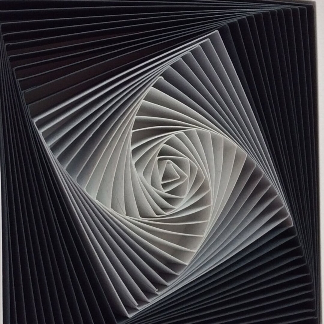 White Grey Square 3d Wall Decor | Origami Wall Art, Removable Wall ...