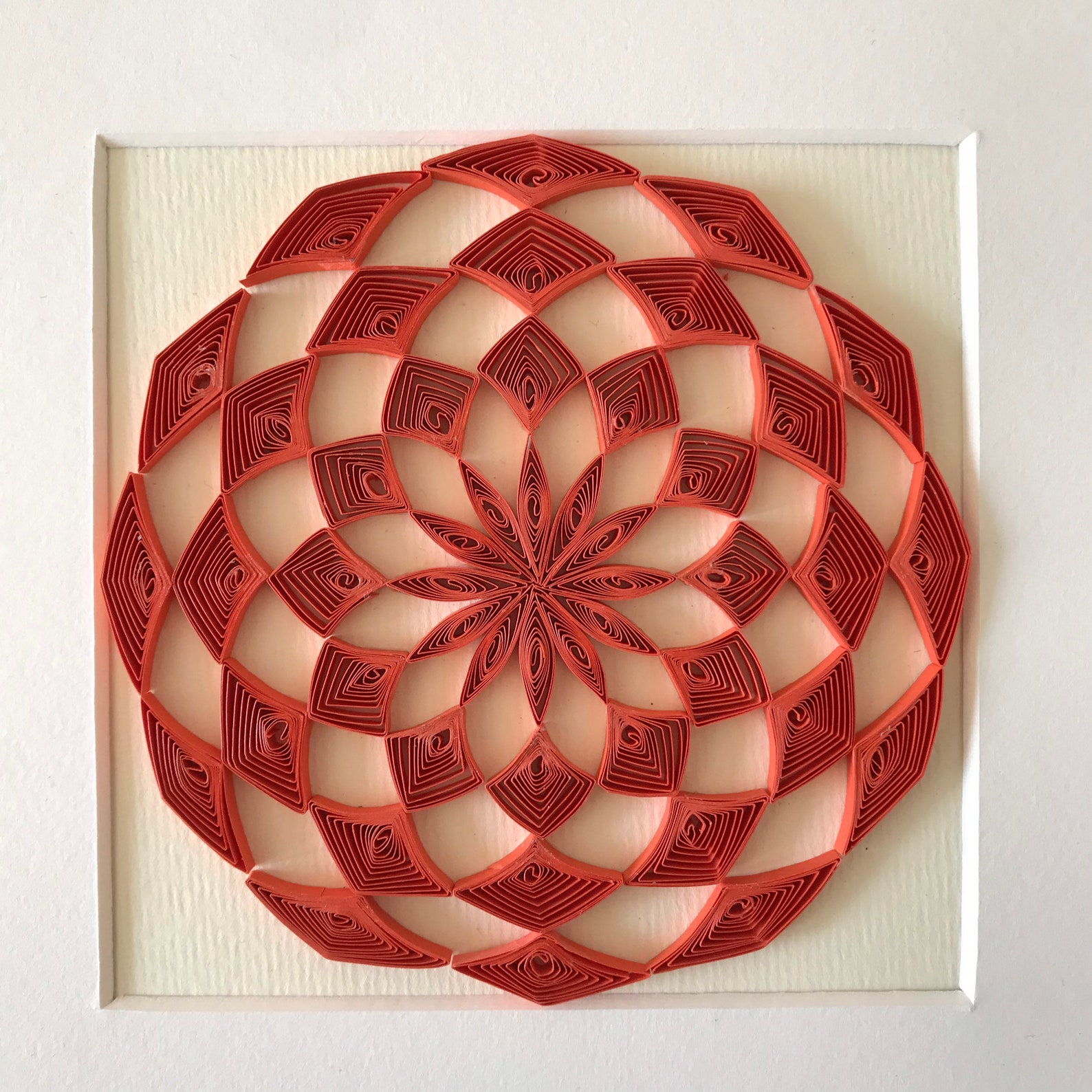 Pdf TEMPLATE 3D Paper Mandala Picture: Model Origami Papercraft ...