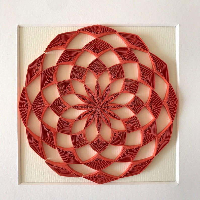 Pdf TEMPLATE 3D Paper Mandala Picture: Model Origami Papercraft ...