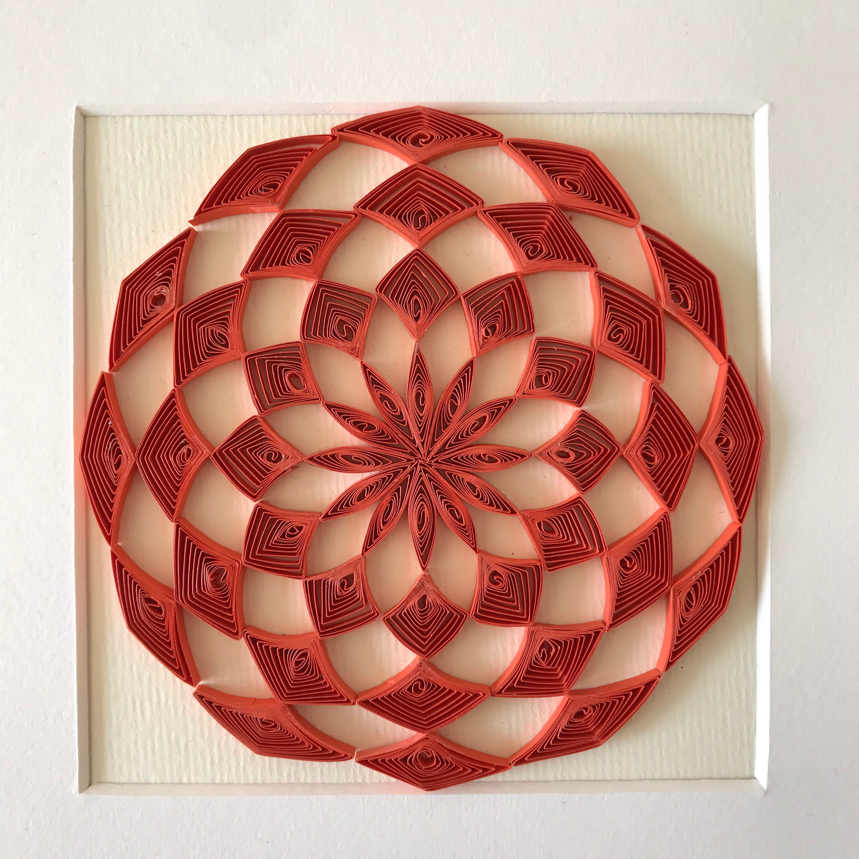 Pdf TEMPLATE 3D Paper Mandala Picture: Model Origami Papercraft ...