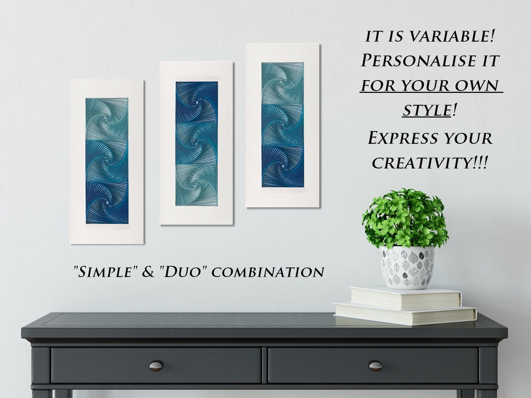 Sacred Geometry 3D Wall Art, 3 Piece Wall Art Home Decor, Set of 3 Wall ...