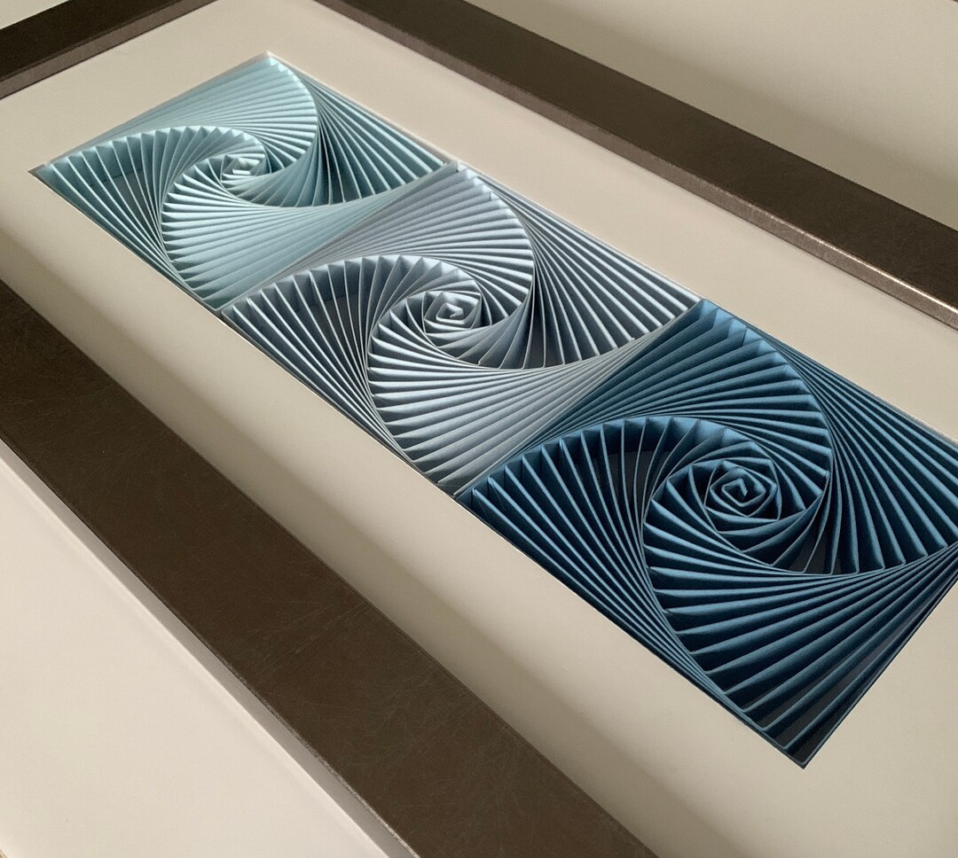 Sea Ocean Sculpture, Save Ocean Paper Decoration Sculpture, 3D Modern ...