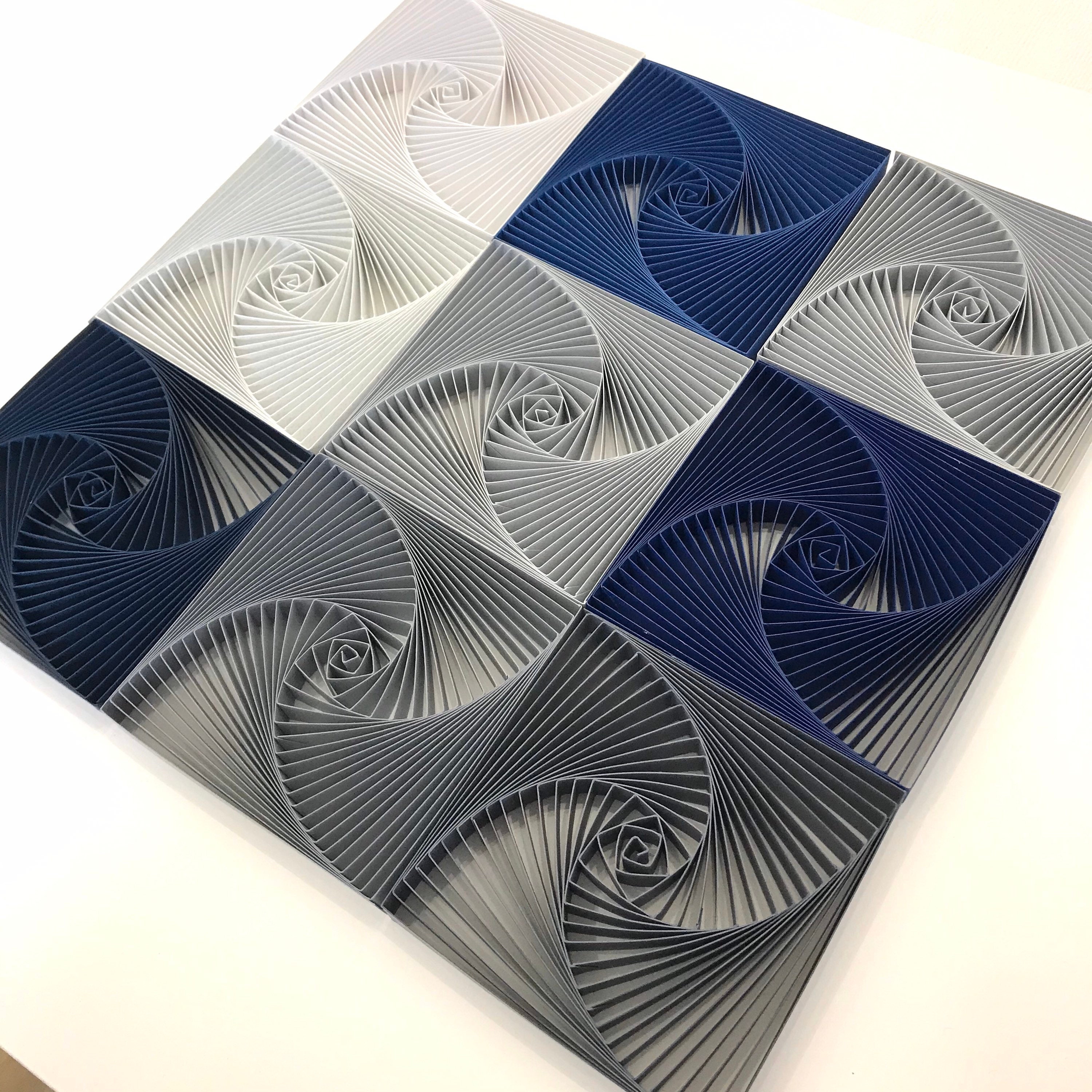 Origami Decoration Wall Art CUSTOM Order Wall Art Sculpture Blue and ...