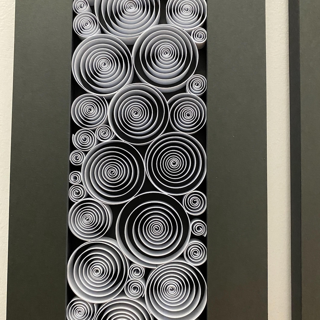 Black and Silver Bubbles 3D Wall Art, Exclusive 25th Anniversary Gift ...