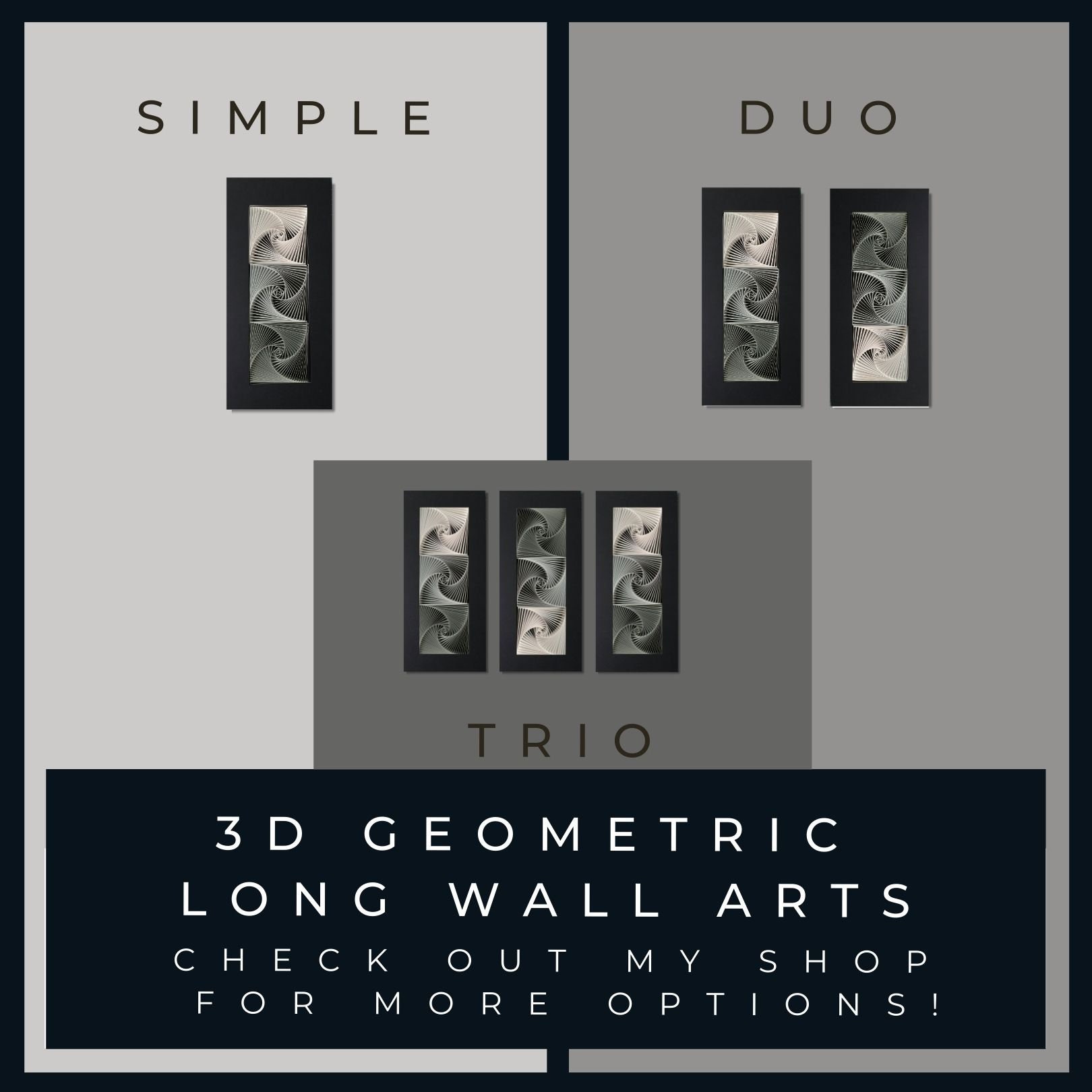 Minimalist Wall Art Decor Spiral Wall Art Sculpture | Etsy