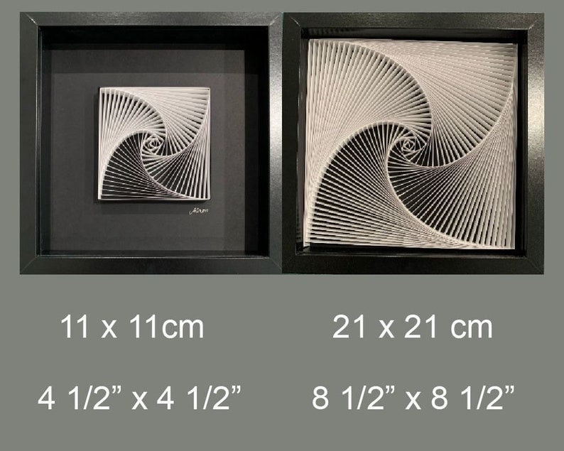 Fire Quilling Paper Wall Art: 3D Geometric Sculpture - Etsy