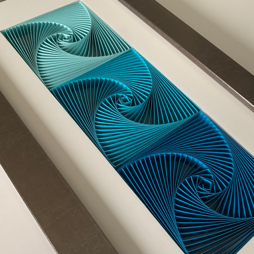 Spiral 3D Wall Art, Beach House Decor, Minimal Abstract Art, Wall ...