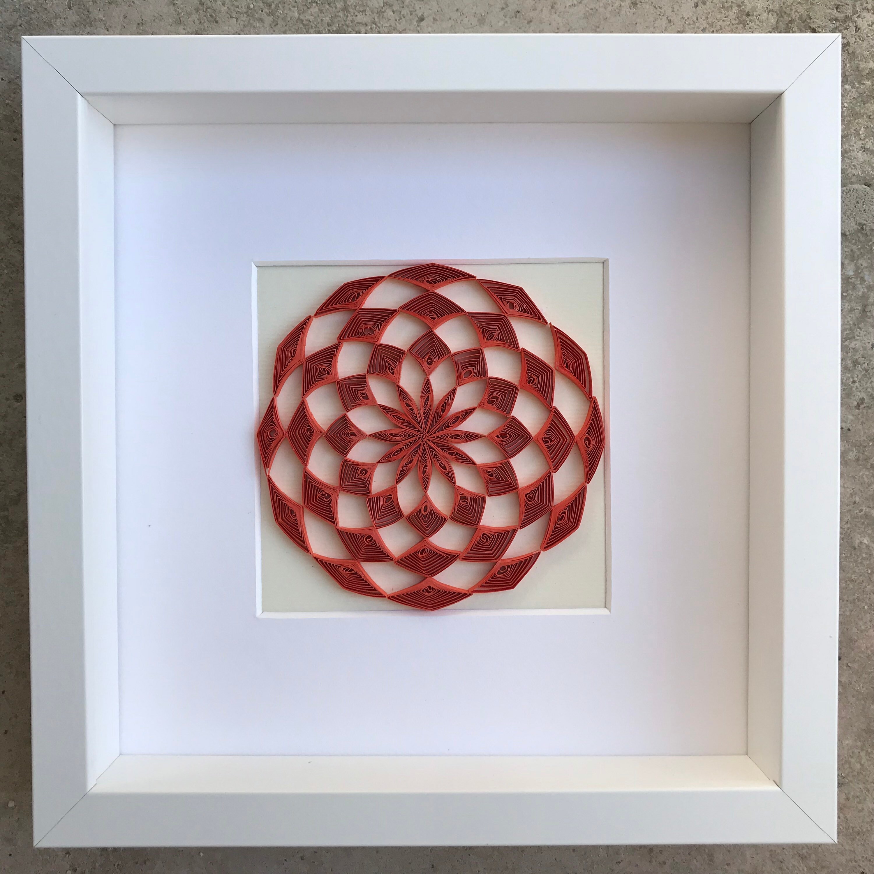 Pdf TEMPLATE 3D Paper Mandala Picture: Model Origami Papercraft ...