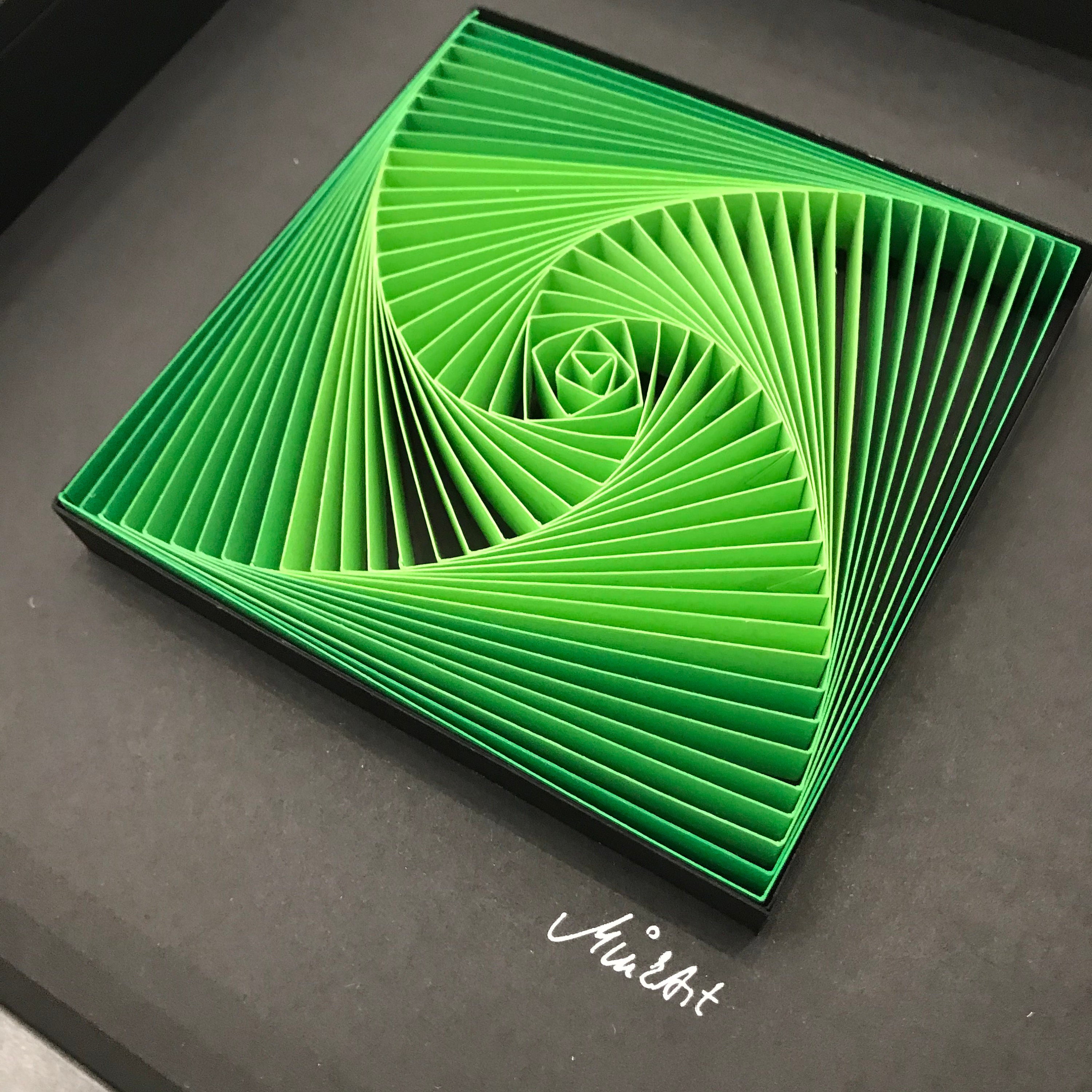 Abstract 3D Modern Picture as Math Gift Framed Green Wall - Etsy