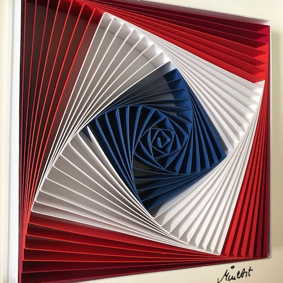 American Flag Wall Art Quilling Home Decor National Flag Wall - Etsy