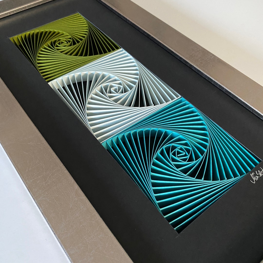 3D Paper Art Frames, Wall Sculpture Quilling Art, 3D Layered Paper Art ...