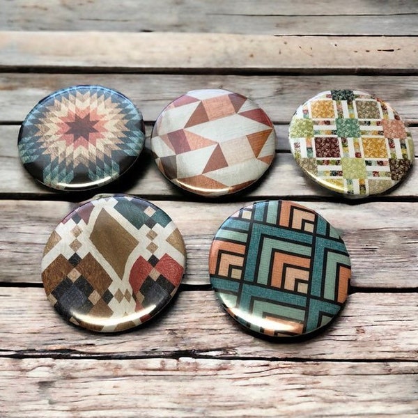 Quilt Magnets - Etsy