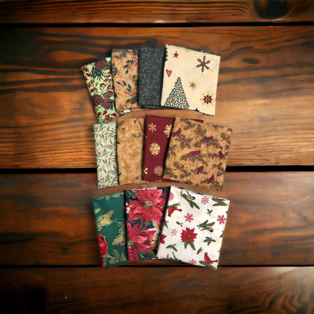 Christmas Fat Quarter Bundle - Etsy