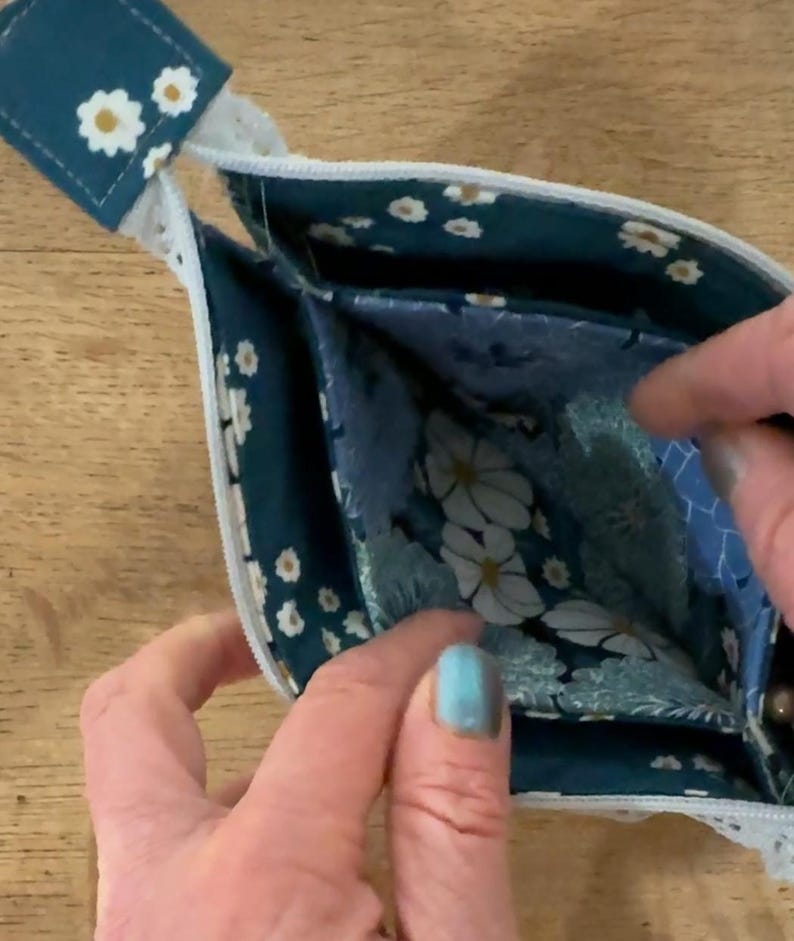 Secret Pocket Pouch Easy Sewing Pattern - Digital Download - Etsy