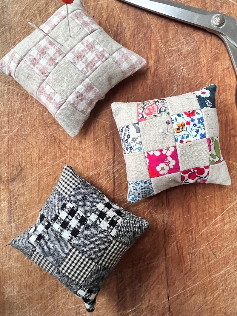 Checkerboard Pincushion - Digital Sewing Pattern - Etsy