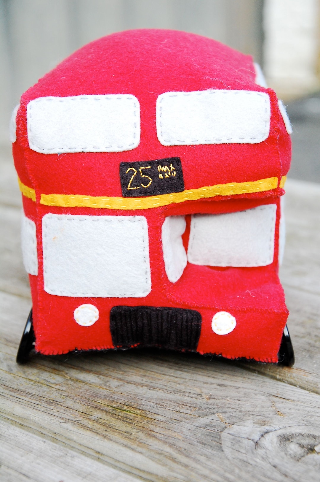 Felt London Bus Stuffie - Digital Sewing Pattern - Etsy