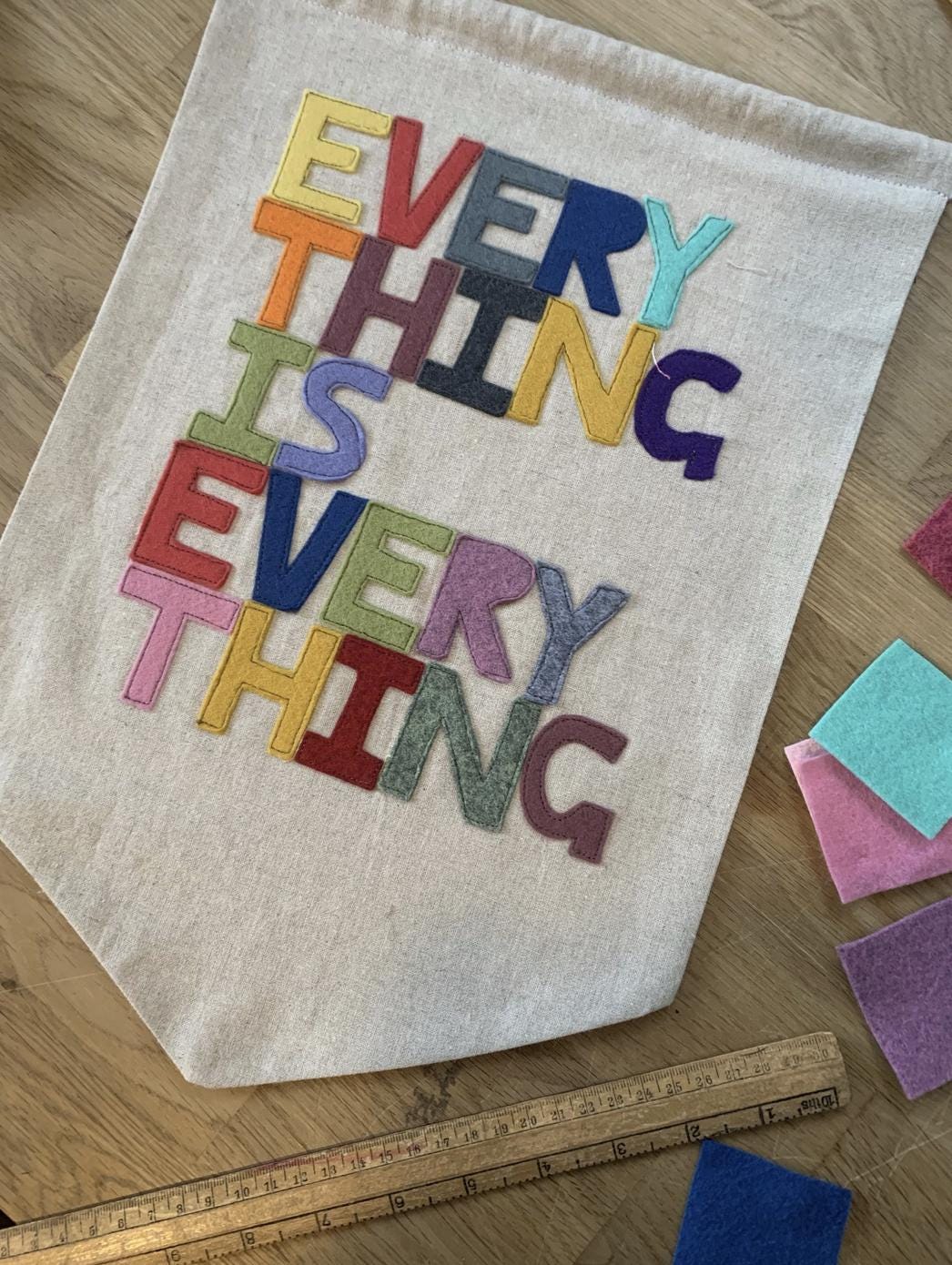 Felt Alphabet Pennant Banner DIY - Design Your Own! - Digital Sewing ...