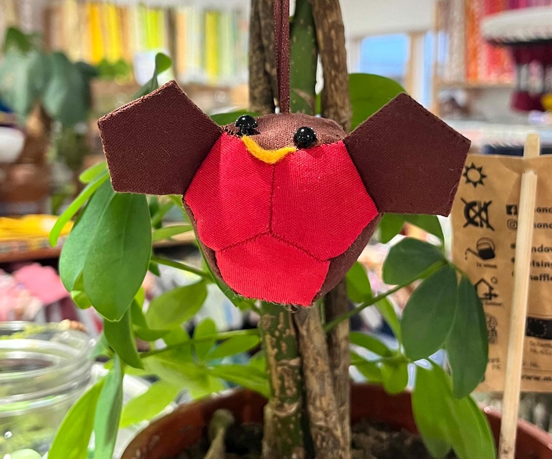 English Paper Pieced Patchwork Robin Christmas Decoration Digital ...