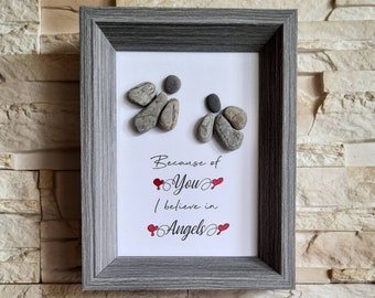 Pebble Art Angels - Etsy