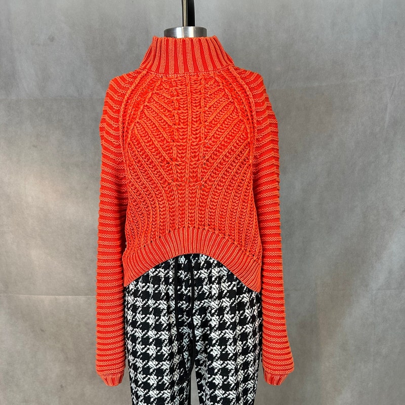 Orange Wool Sweater - Etsy
