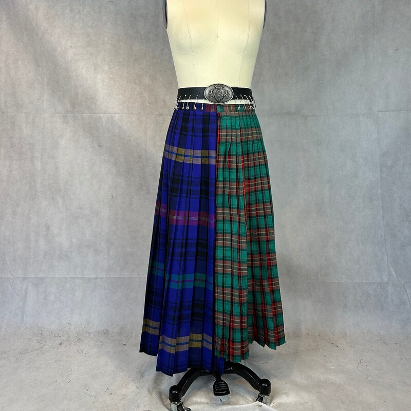 Punk Plaid Skirt - Etsy