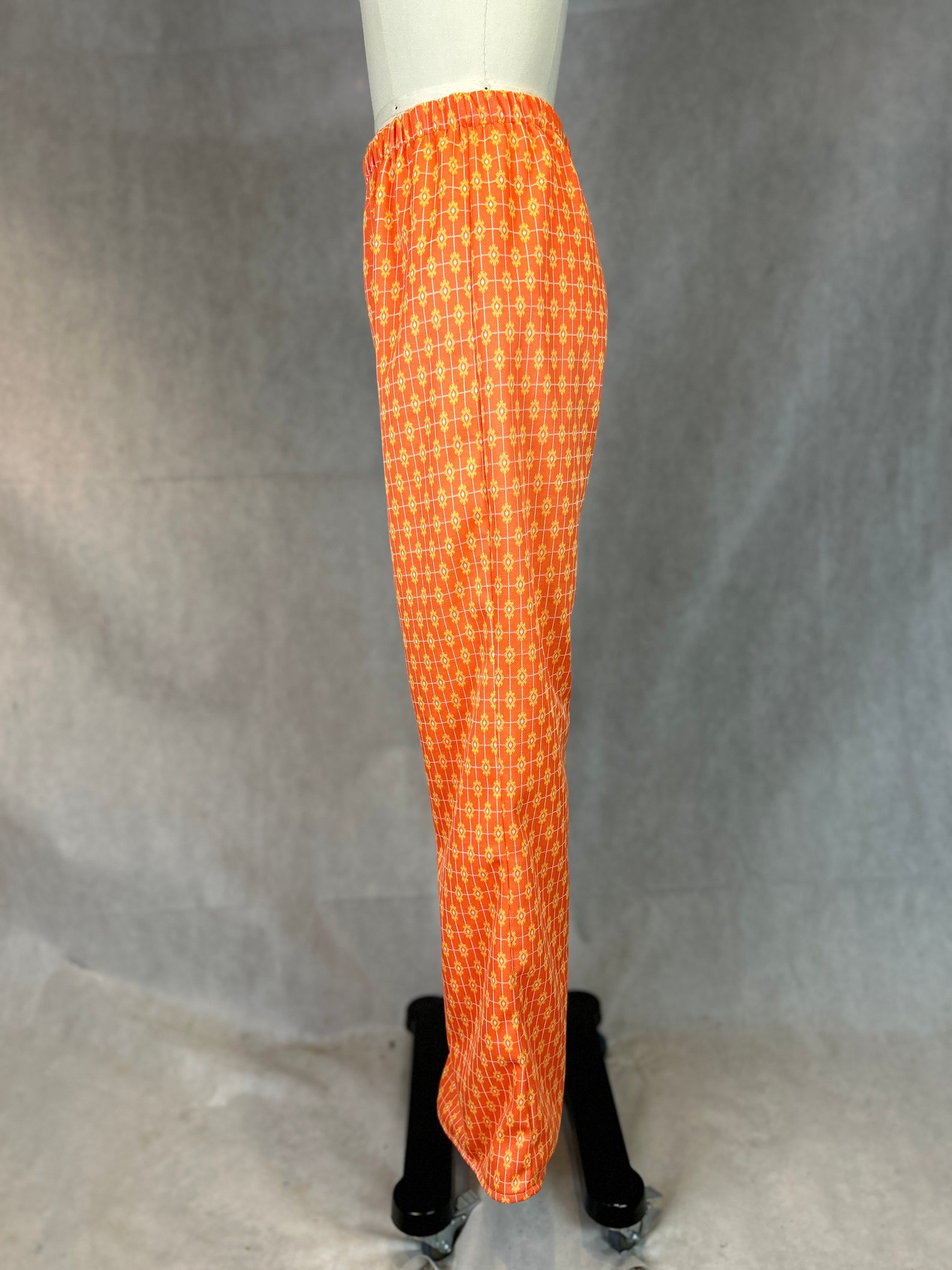Vintage 70s Fabric, Vintage 70s Pattern, Brand New Retro 1970s Double ...