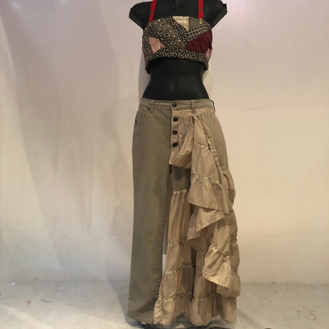 Deconstructed Hybrid skants : Created From Tan - Etsy