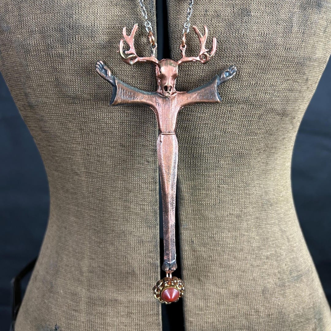 Vintage Mid Century Shaman Jesus Necklace for All Your Complicated ...