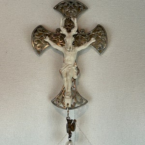 Upcycled Vintage Shaman Jesus Pendant Necklace With Dove & Pearl: for ...