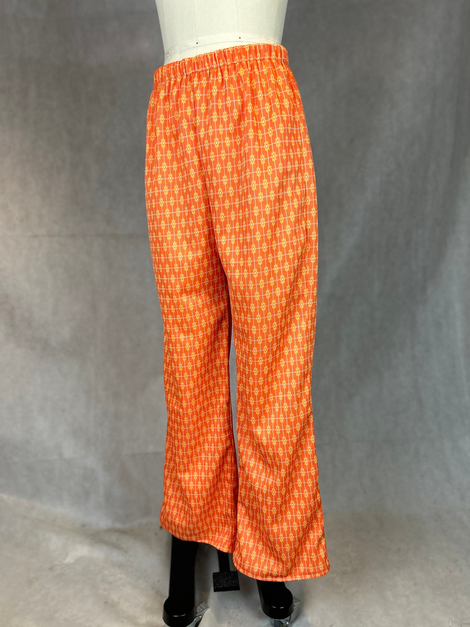 Vintage 70s Fabric, Vintage 70s Pattern, Brand New Retro 1970s Double ...