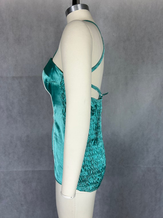 Vintage 1940 Stretch Satin Bathing Suit with Beautifu… - Gem