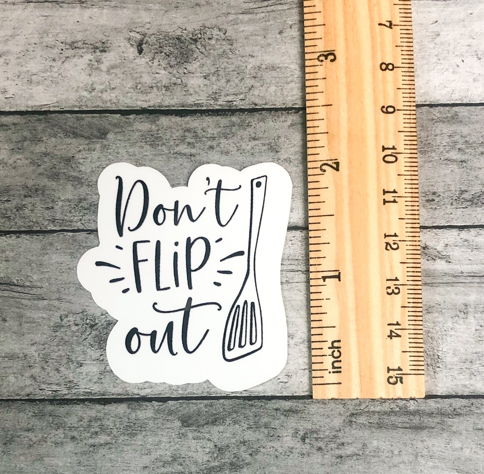 Don't Flip Out Sticker - Etsy