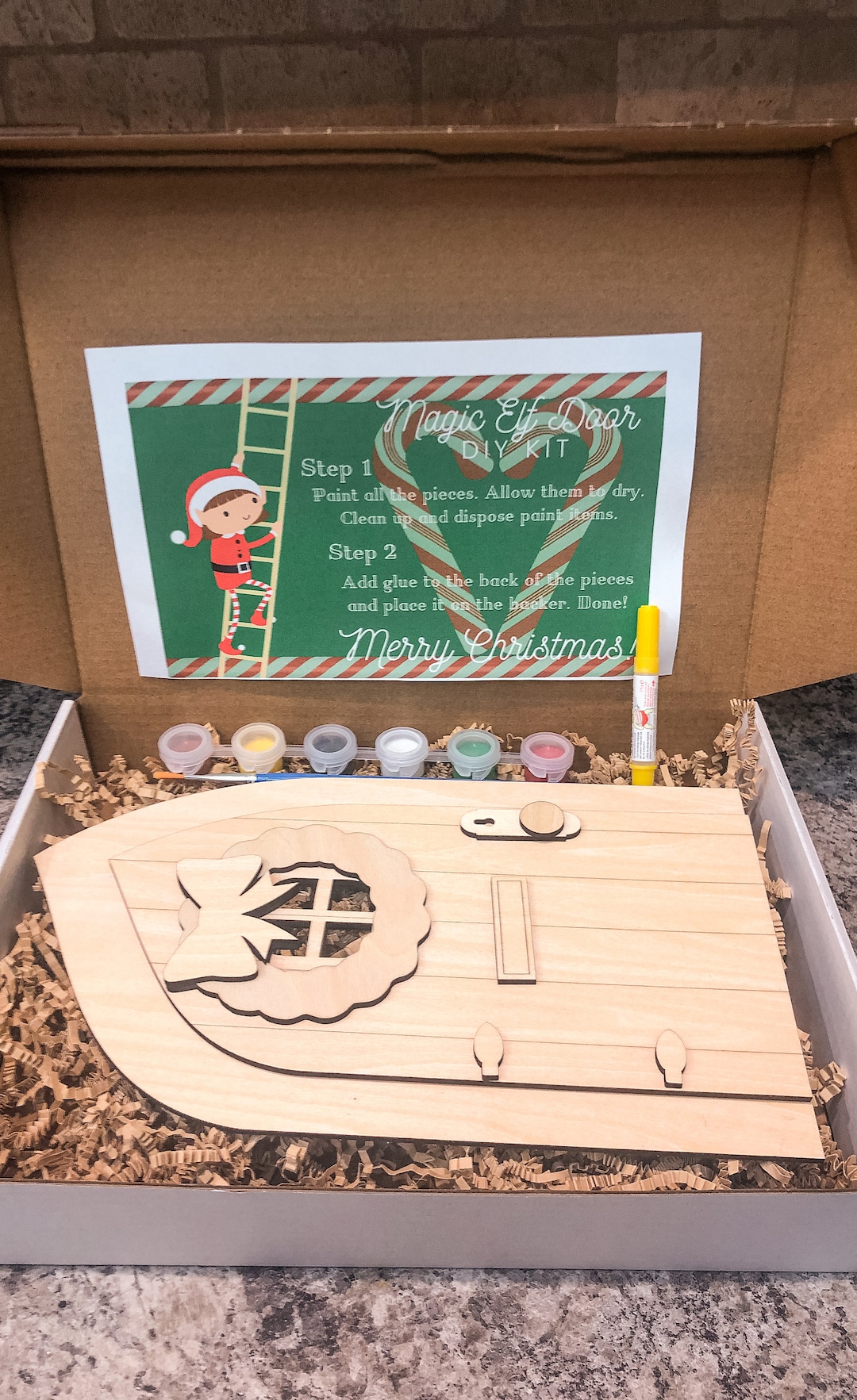 Christmas DIY Kit | Craft Kit| Personalized Christmas Decor | Holiday ...