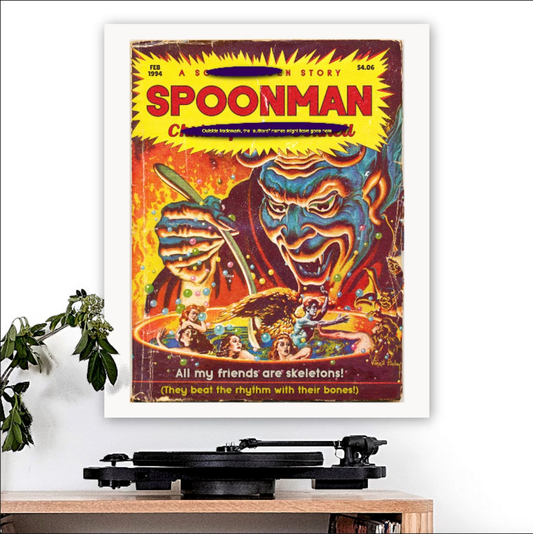 Soundgarden-inspired 'spoonman' Art Print - Etsy