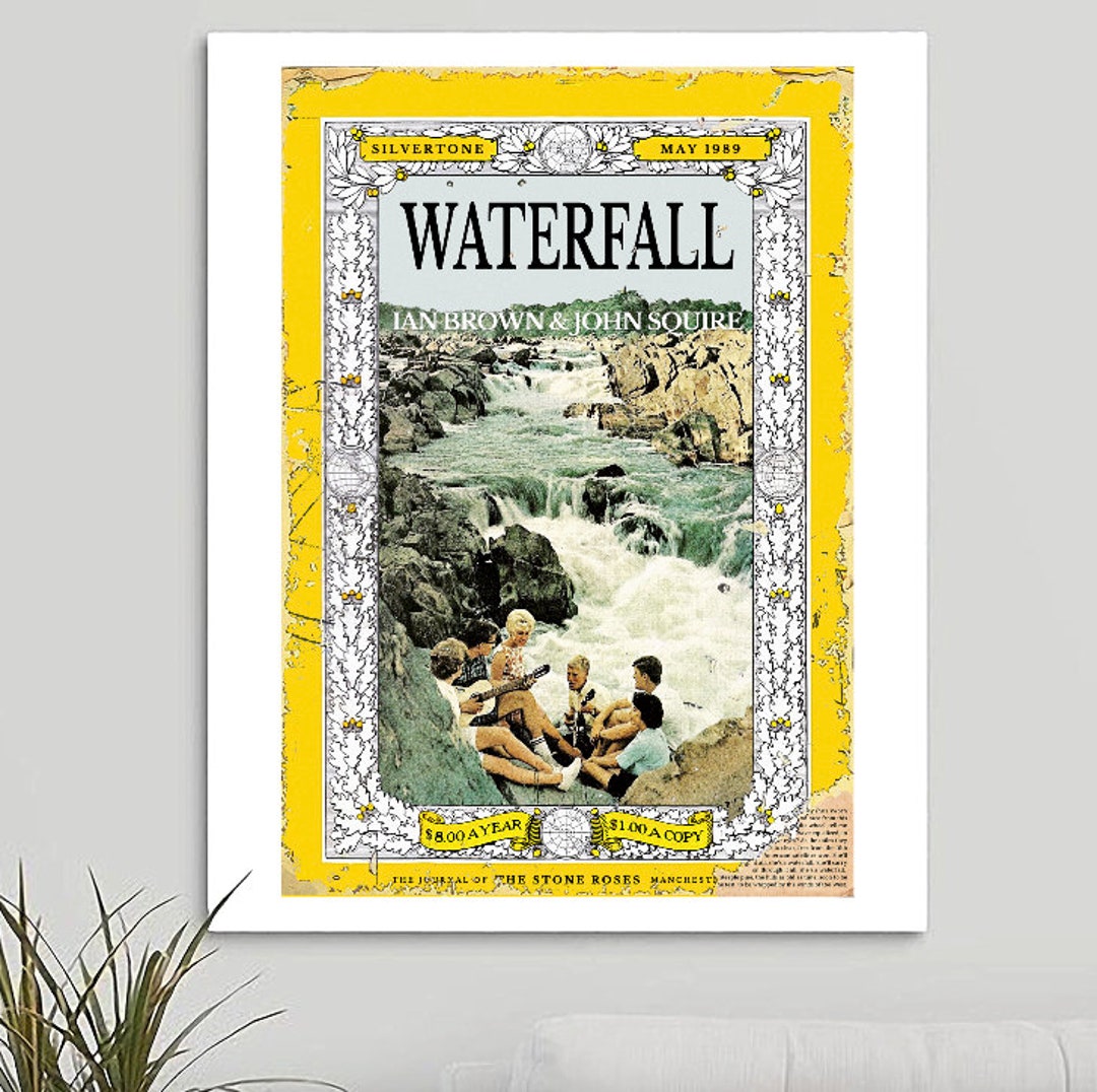 The Stone Roses-inspired 'waterfall' Art Print - Etsy