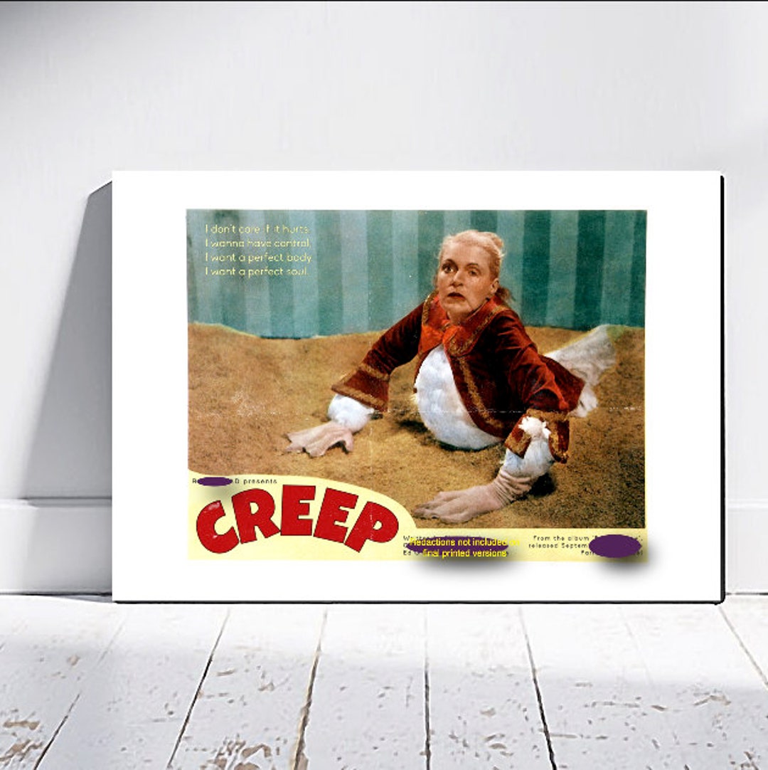 Radiohead-inspired 'creep' Art Print - Etsy