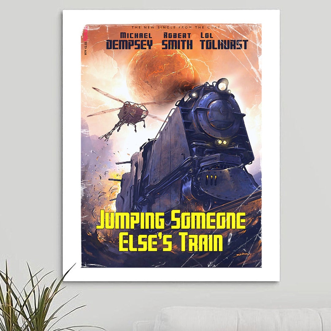 The Cure-inspired 'jumping Someone Else's Train' - Etsy