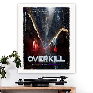 Men at Work-inspired 'overkill' Art Print - Etsy