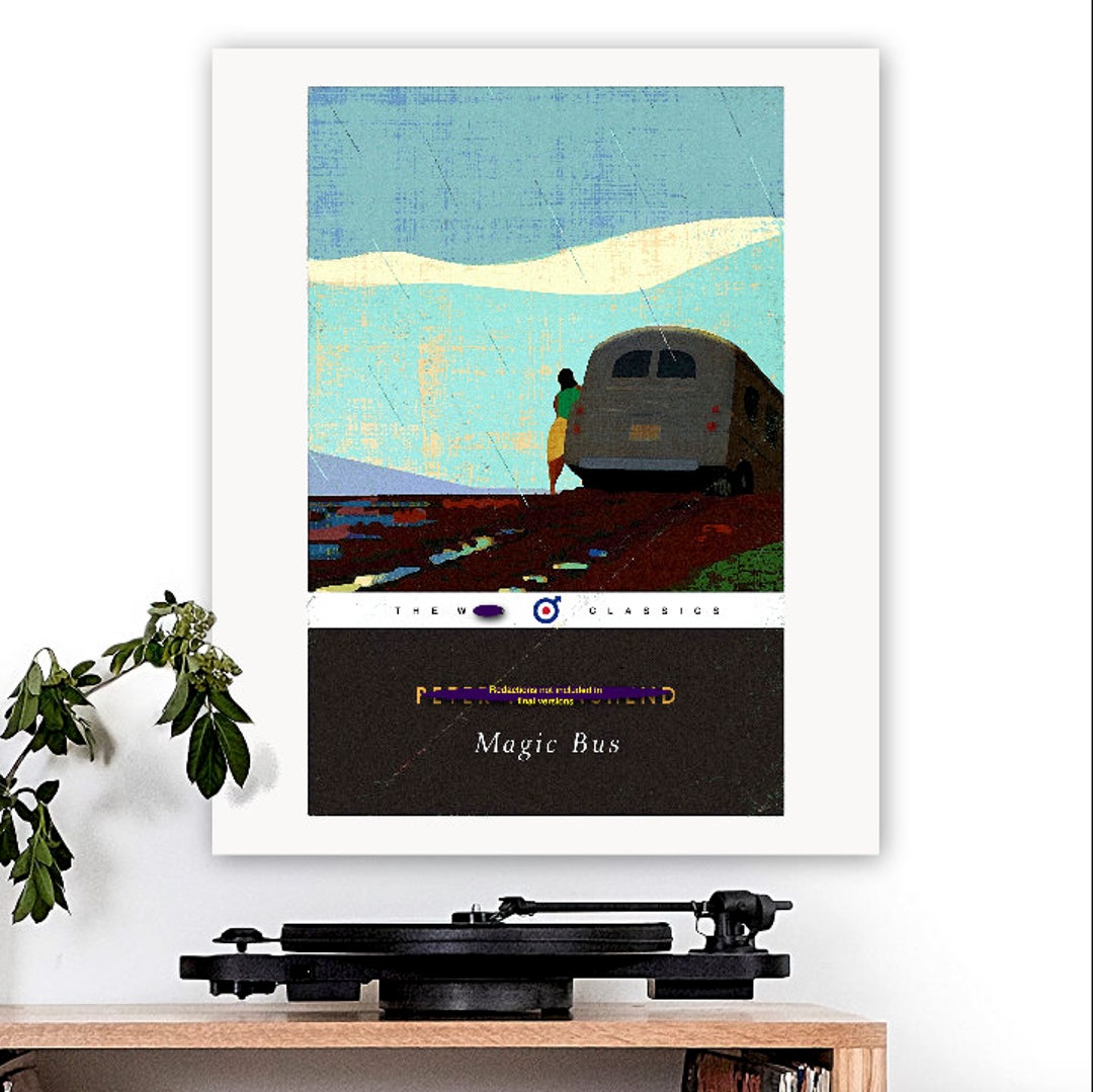 The Who-inspired 'magic Bus' Art Print - Etsy