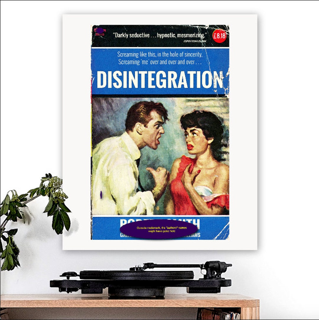 The Cure-inspired 'disintegration' Art Print - Etsy