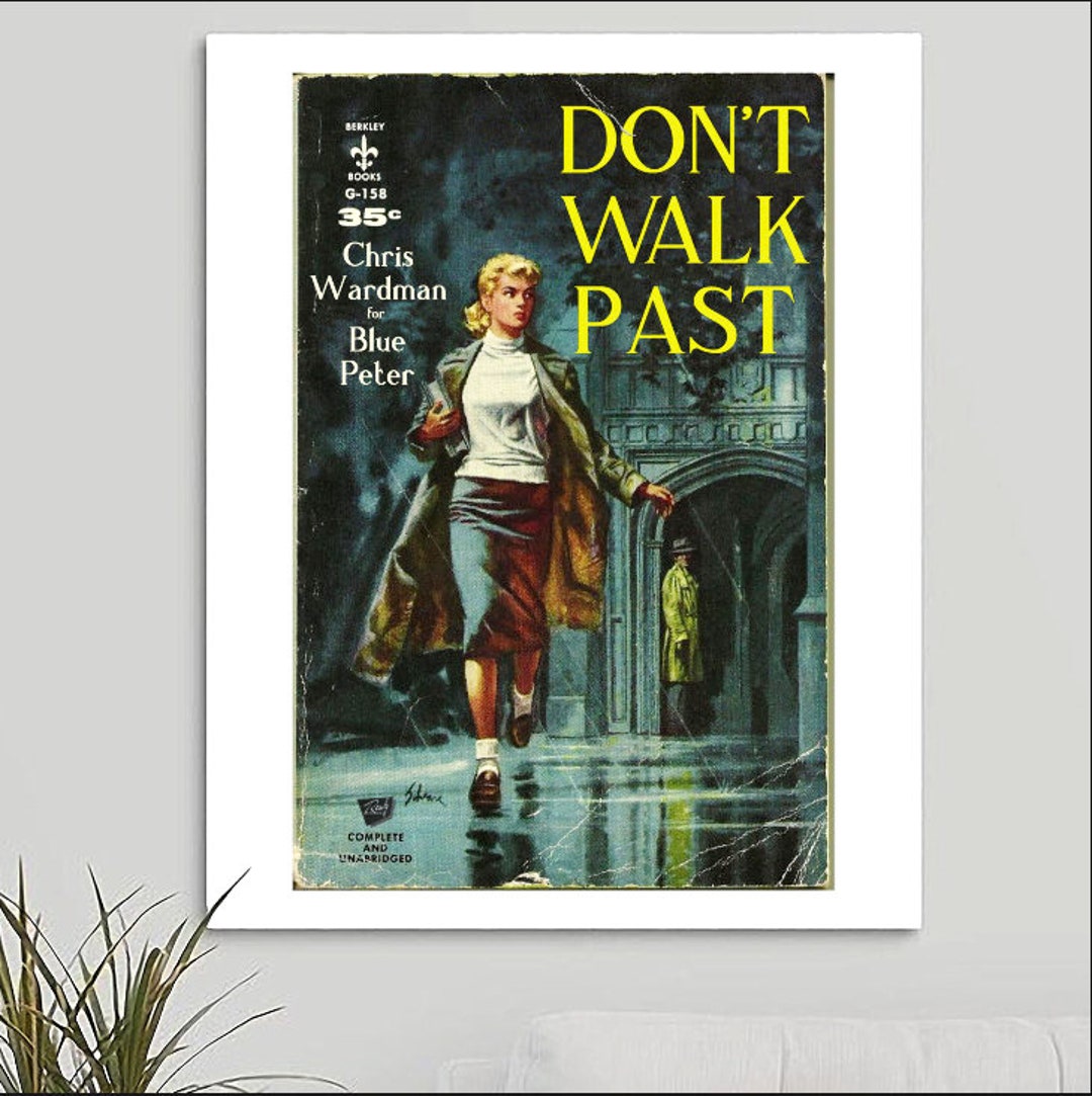 Blue Peter-inspired 'don't Walk Past' Art Print - Etsy