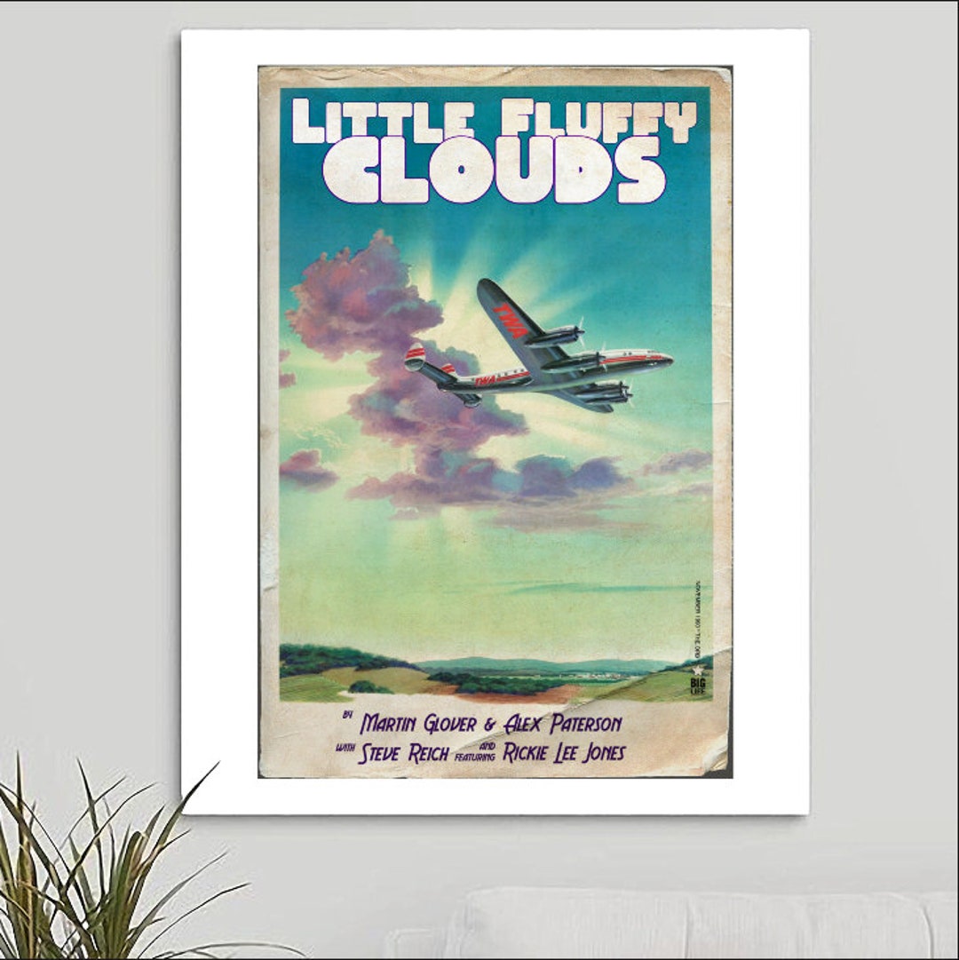 The Orb-inspired 'little Fluffy Clouds' Art Print - Etsy