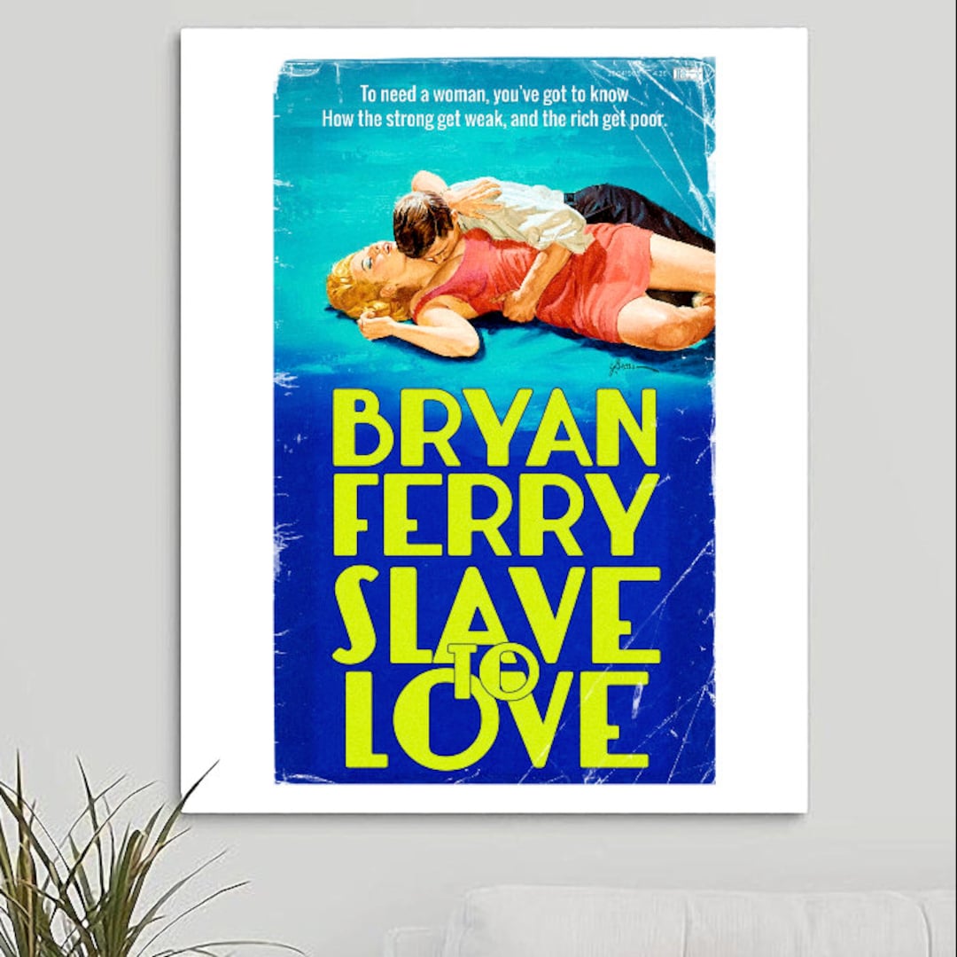 Bryan Ferry 'slave to Love' V2 Art Print - Etsy
