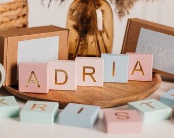 Wooden Block Name Sign - Etsy