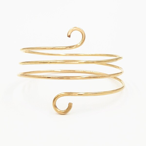 Gold Arm Cuff - Etsy