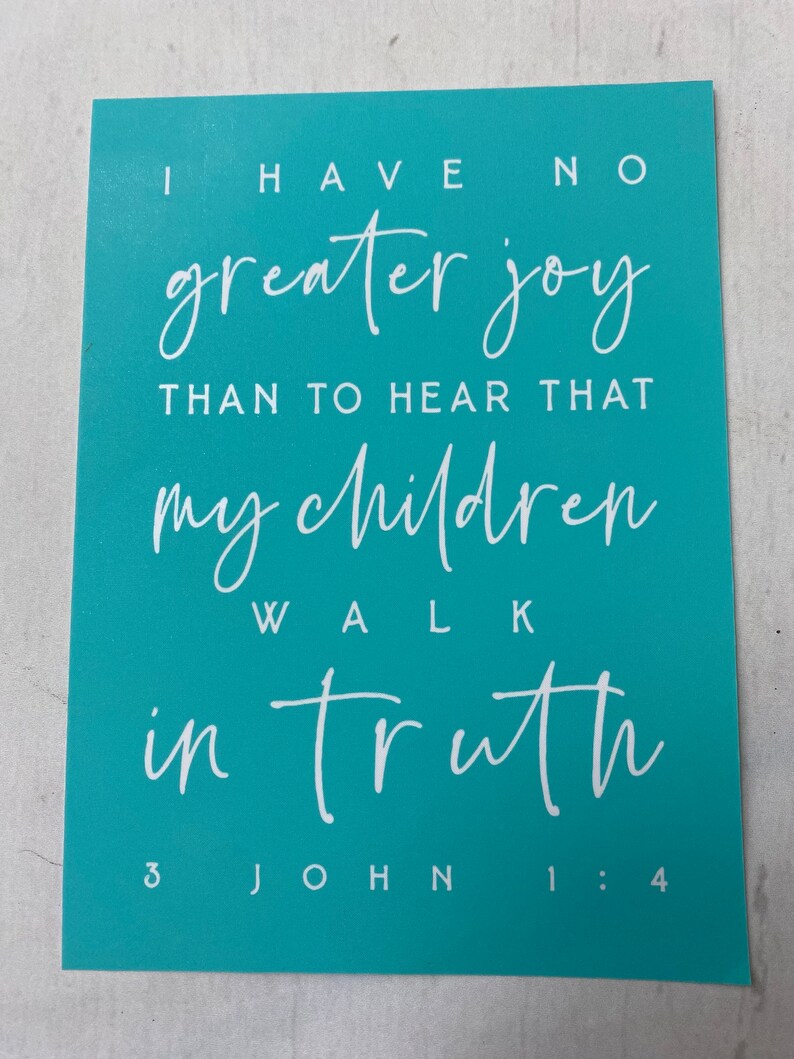 Bible Verse Stencil 3 John 1:4, Reusable Stencil, Bible Journaling ...