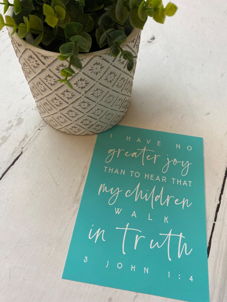 Bible Verse Stencil 3 John 1:4, Reusable Stencil, Bible Journaling ...