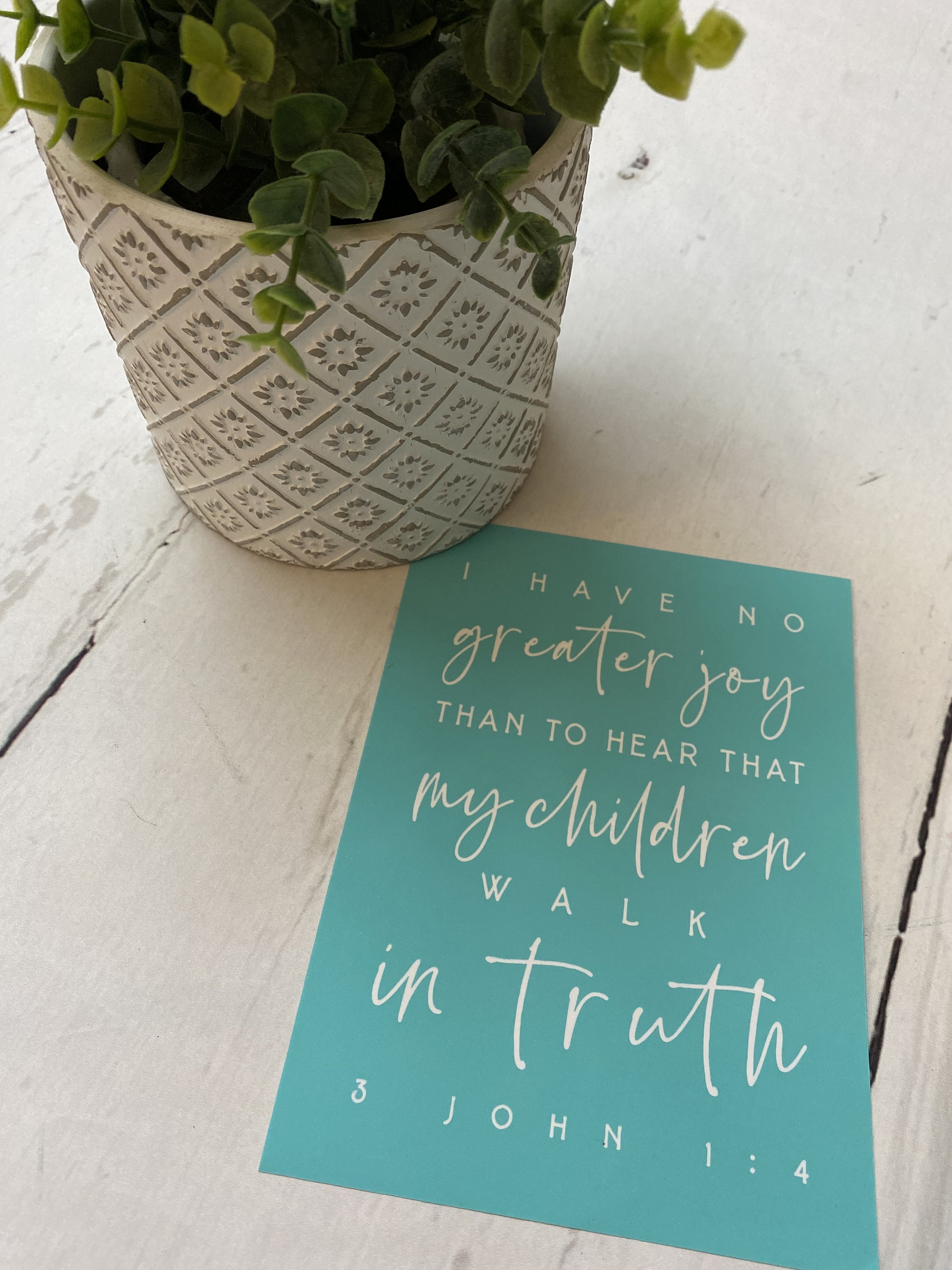 Bible Verse Stencil 3 John 1:4, Reusable Stencil, Bible Journaling ...