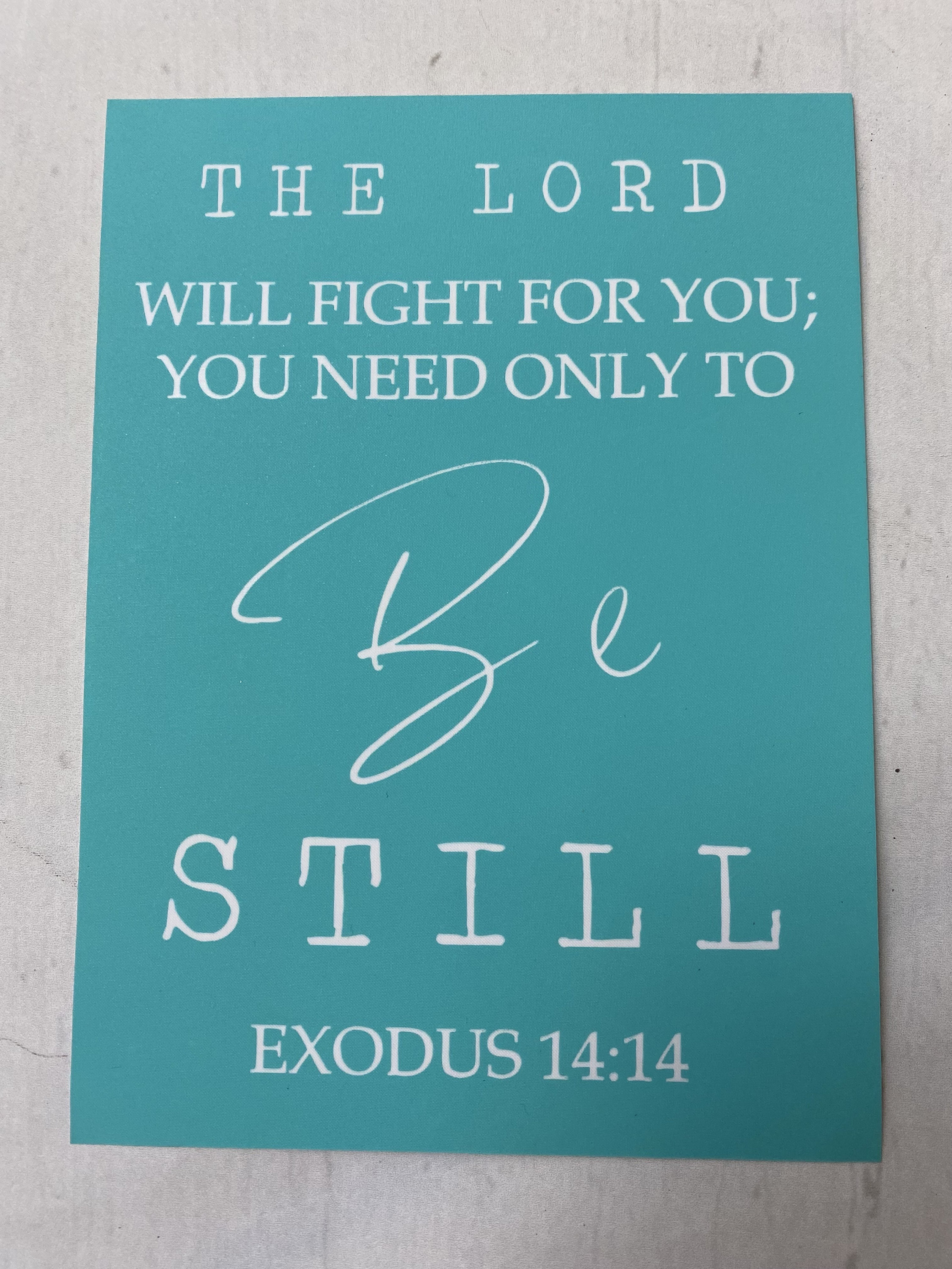 Bible Verse Stencil Exodus 14:14, Reusable Stencil, Bible Journaling ...